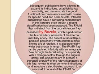 Facial -Artery -musclo -mucosal -Flap presntion | PPTX
