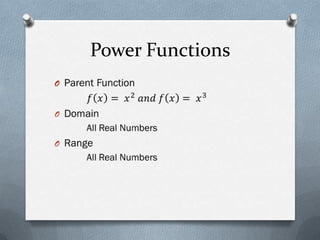 Family of Functions Introduction | PPTX