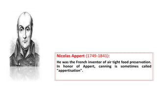 Famous Person and Great Inventors in area of Dairy and Food | PPTX