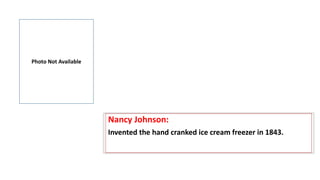 Famous Person and Great Inventors in area of Dairy and Food | PPTX