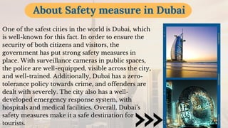 The safety measures in Dubai | PDF | Travel Locations | Travel