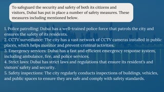 The safety measures in Dubai | PDF