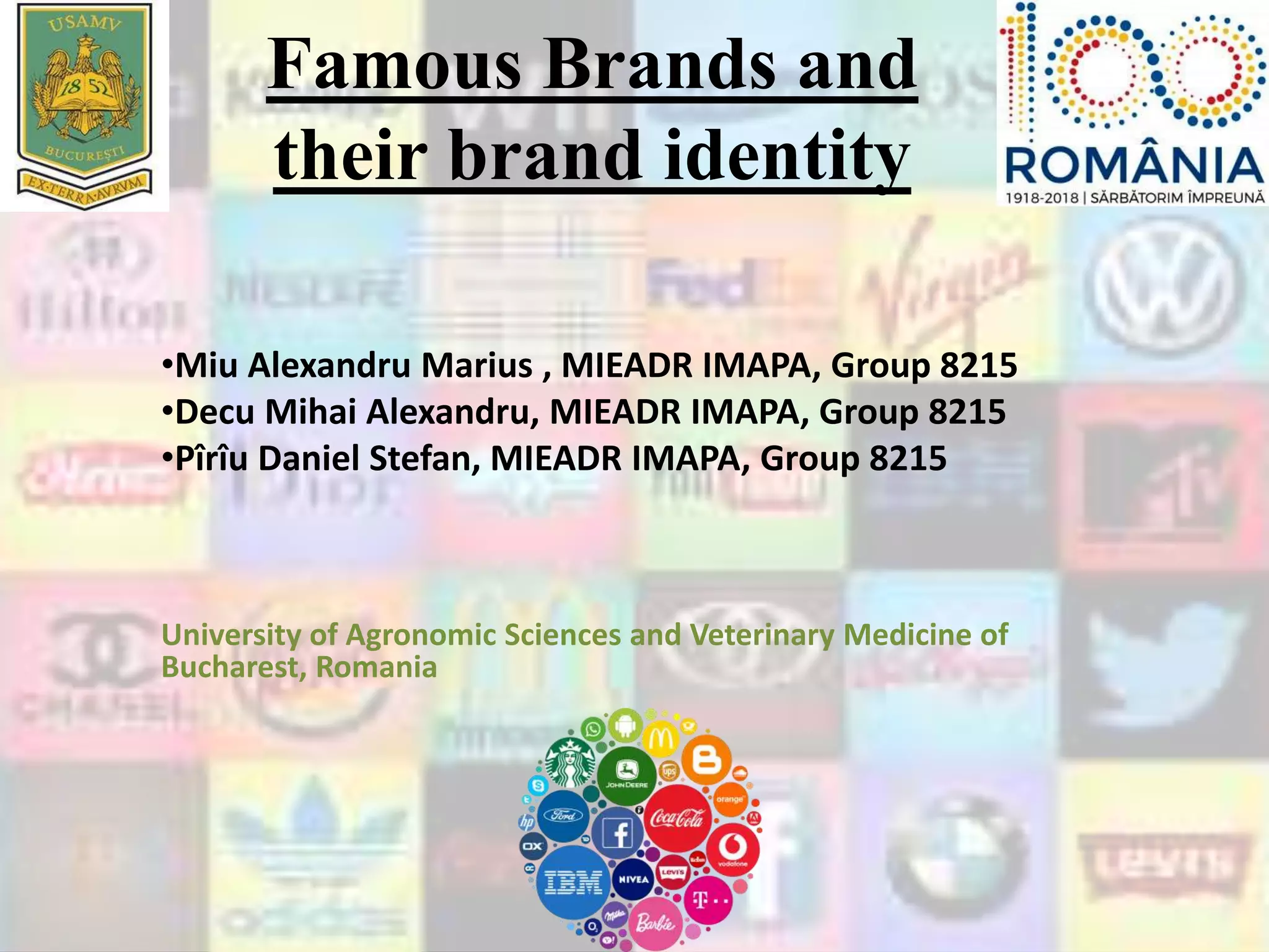 Famous brands-and-their-brand-identity | PPTX