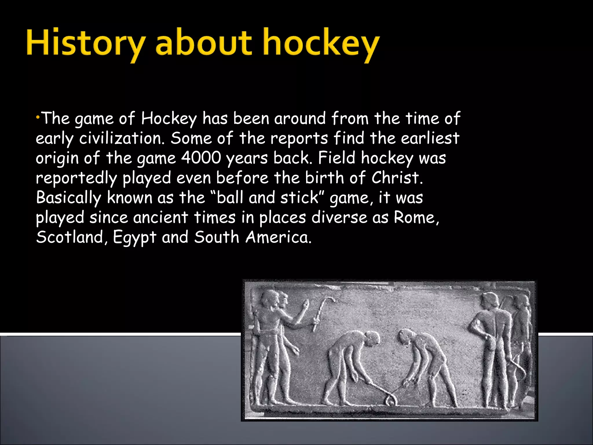 Hockey | PPT | Ice Hockey | Sports
