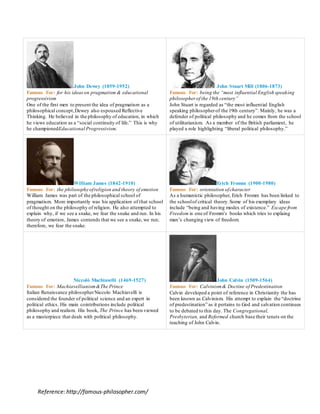 SOLUTION: Famous Philosophers Studypool, 43% OFF