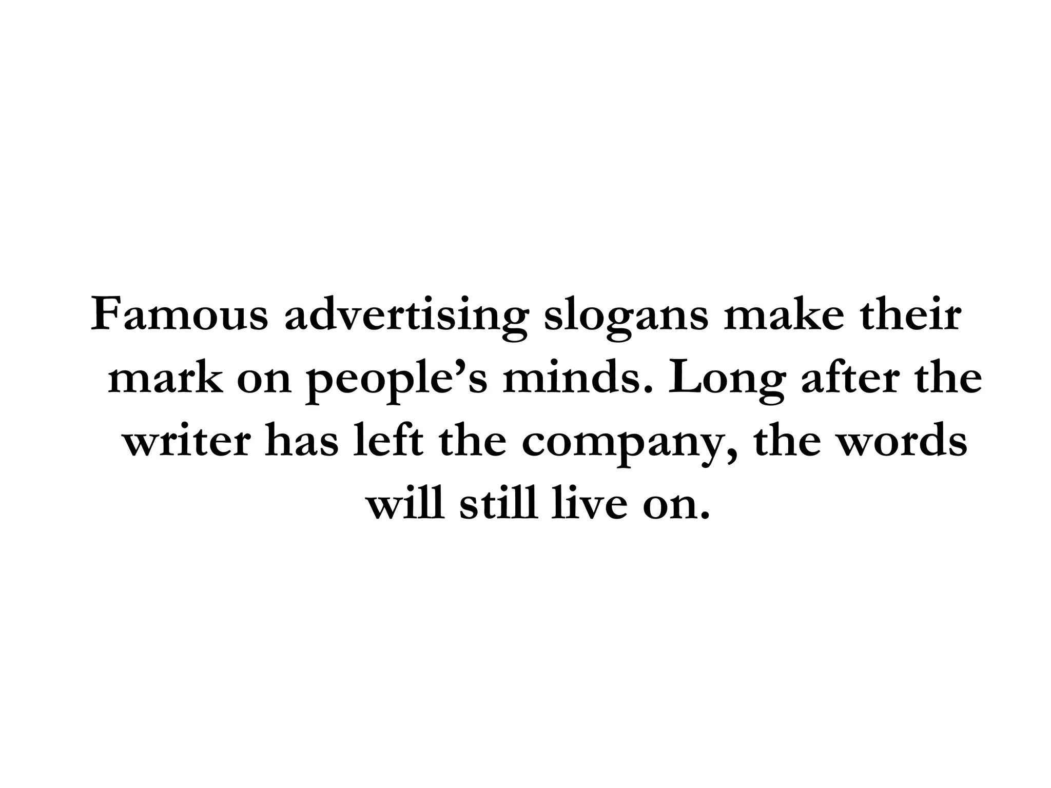 Famous Advertising Slogans: Why These 5 Advertising Slogans Work Like ...