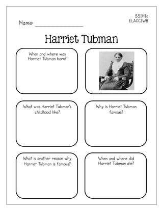 Famous americans graphic organizers | PDF