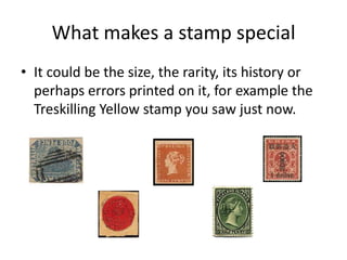 Famous and Special Stamps | PPTX | Stamps and Coins | Collecting