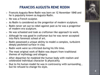 Famous artists & sculptor and their work | PPTX