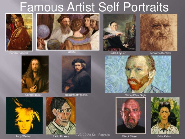 Famous artists self portraits