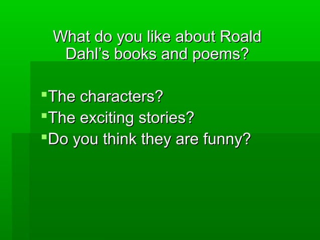 Famous authors roalddahl (1) | PPT