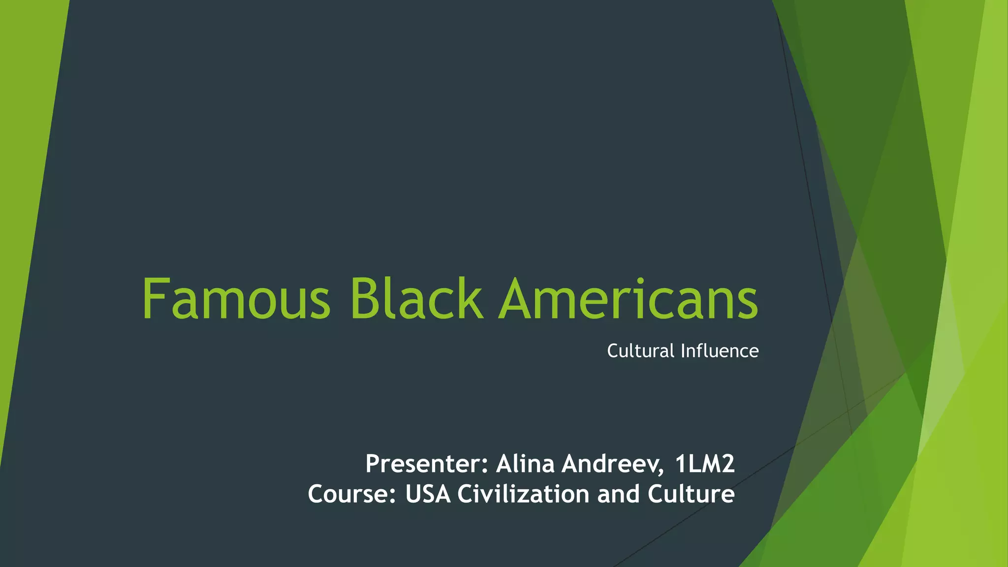 Famous black americans | PPT