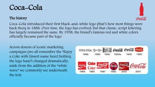 Famous brands and their brand identity | PPTX