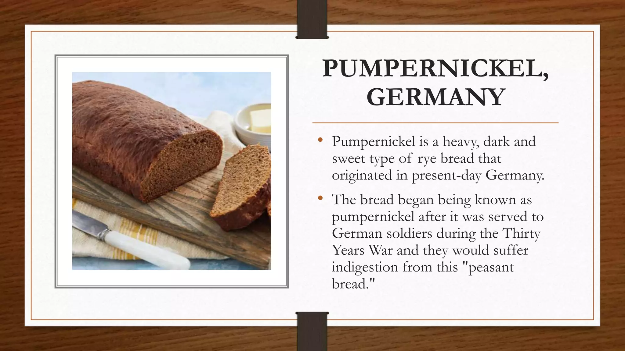 Famous breads around the world | PPTX