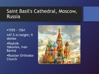 Famous buildings around the world - Shashwat Jain | PDF