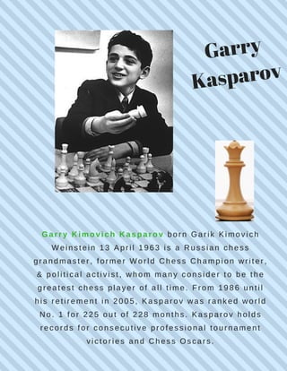 Famous Chess Players | PDF