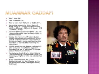 Famous Dictators | PPTX