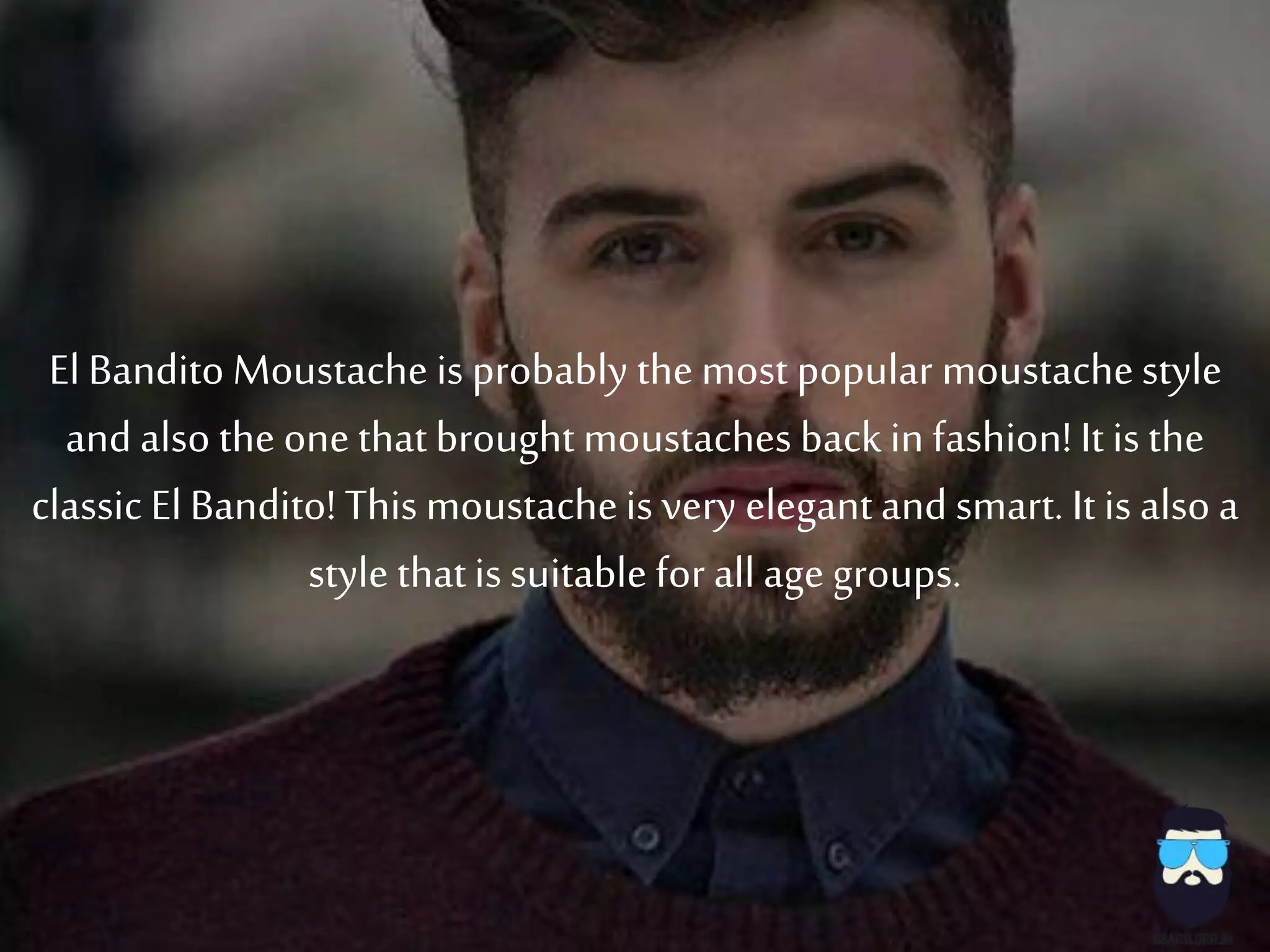 Popular El Bandito Moustache | PPTX