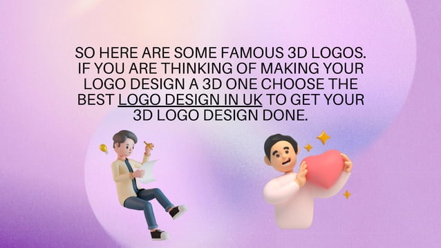 FAMOUS EXAMPLES OF 3D LOGO DESIGNS | PPT