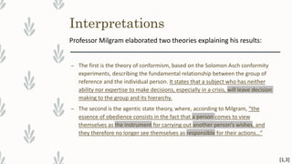 Famous Experiment with Electricity: Milgram Experiment | PPT