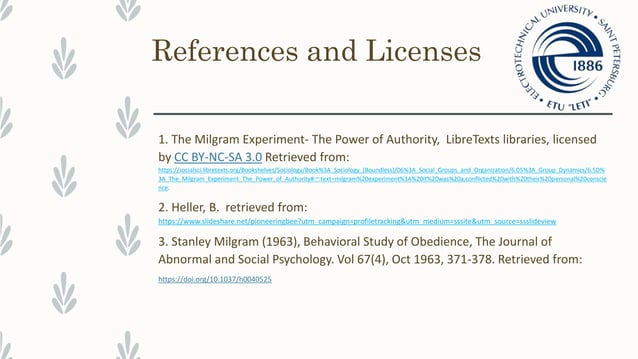 Famous Experiment with Electricity: Milgram Experiment | PPT