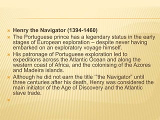 Famous explorers geographical sites and destinations | PPTX