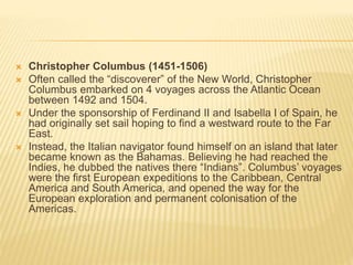 Famous explorers geographical sites and destinations | PPTX