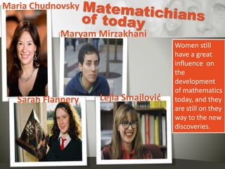 Famous female matematicians | PPT