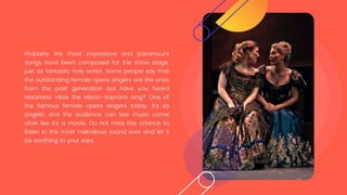 Famous female opera singers today | PPTX