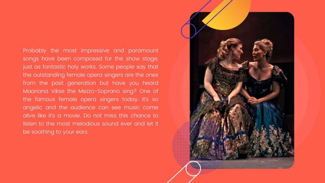 Famous female opera singers today | PPTX