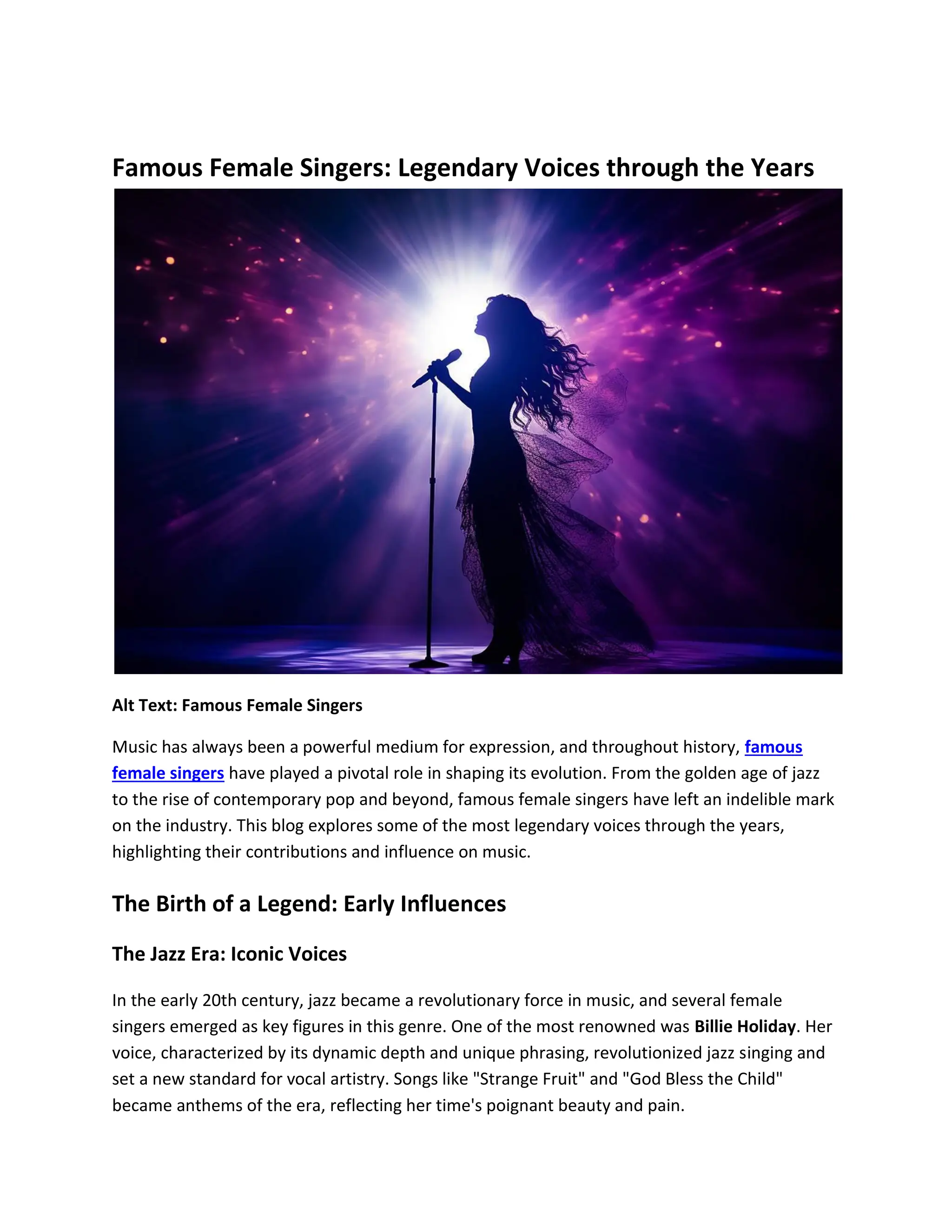 Famous Female Singers: Iconic Voices.pdf
