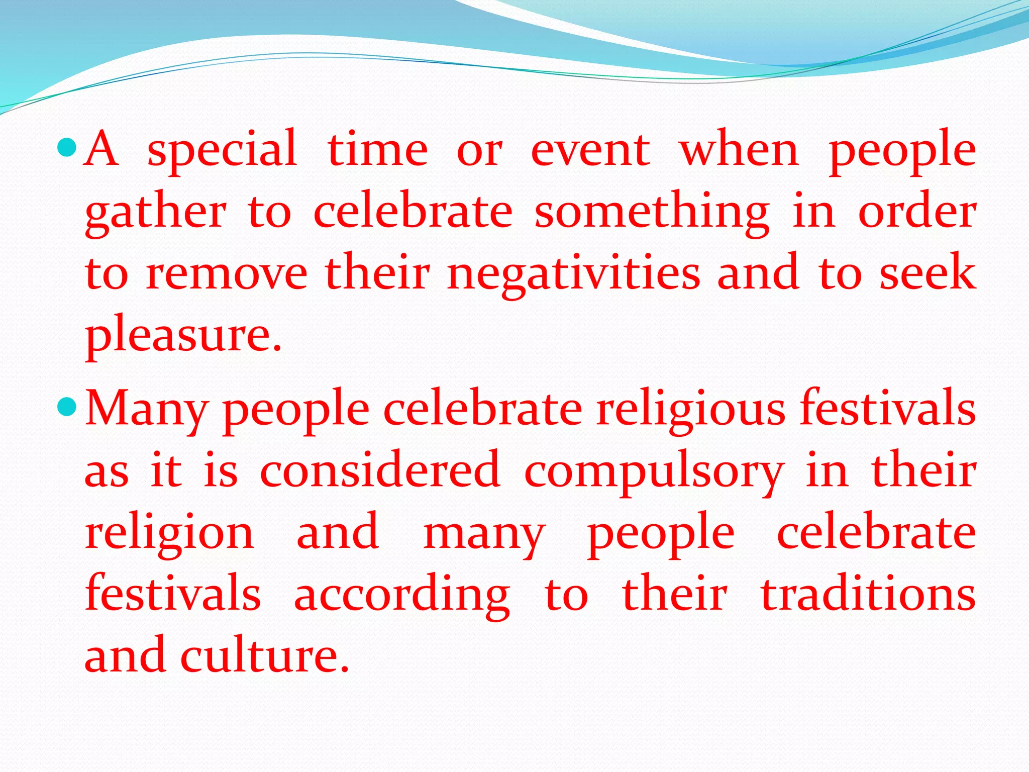Famous festivals of the world | PPTX