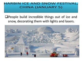 Famous festivals of the world | PPTX