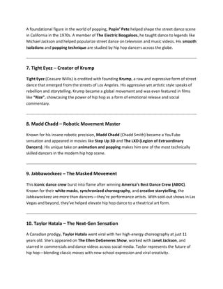Famous Hip Hop Dancers Who Revolutionized Street Dance Culture.pdf