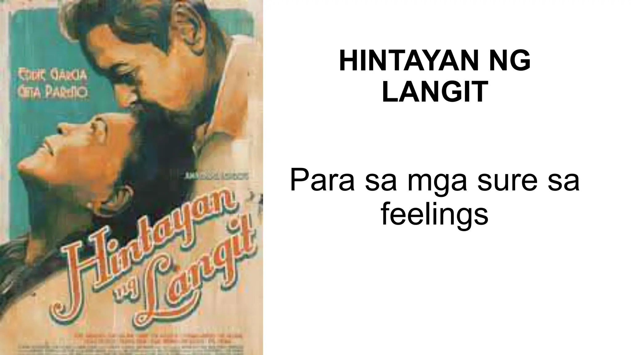 Famous hugot lines in Filipinoooooo.pptx