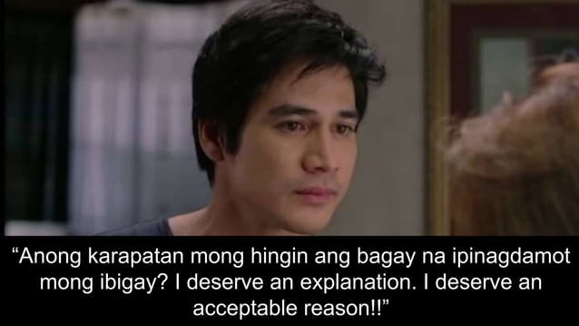 Famous hugot lines in Filipinoooooo.pptx