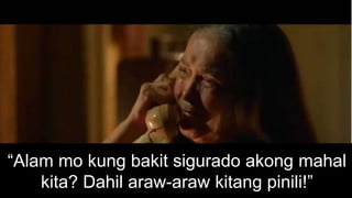 Famous hugot lines in Filipinoooooo.pptx