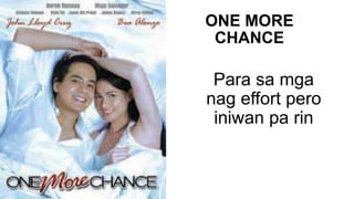 Famous hugot lines in Filipinoooooo.pptx