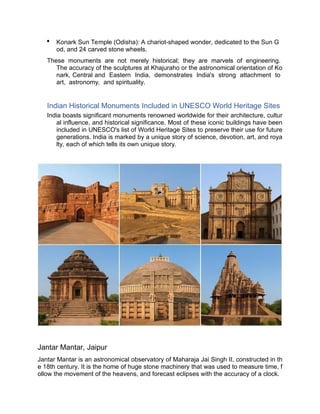 Famous Indian Monuments that Echo History, Heritage and Legends | PPT