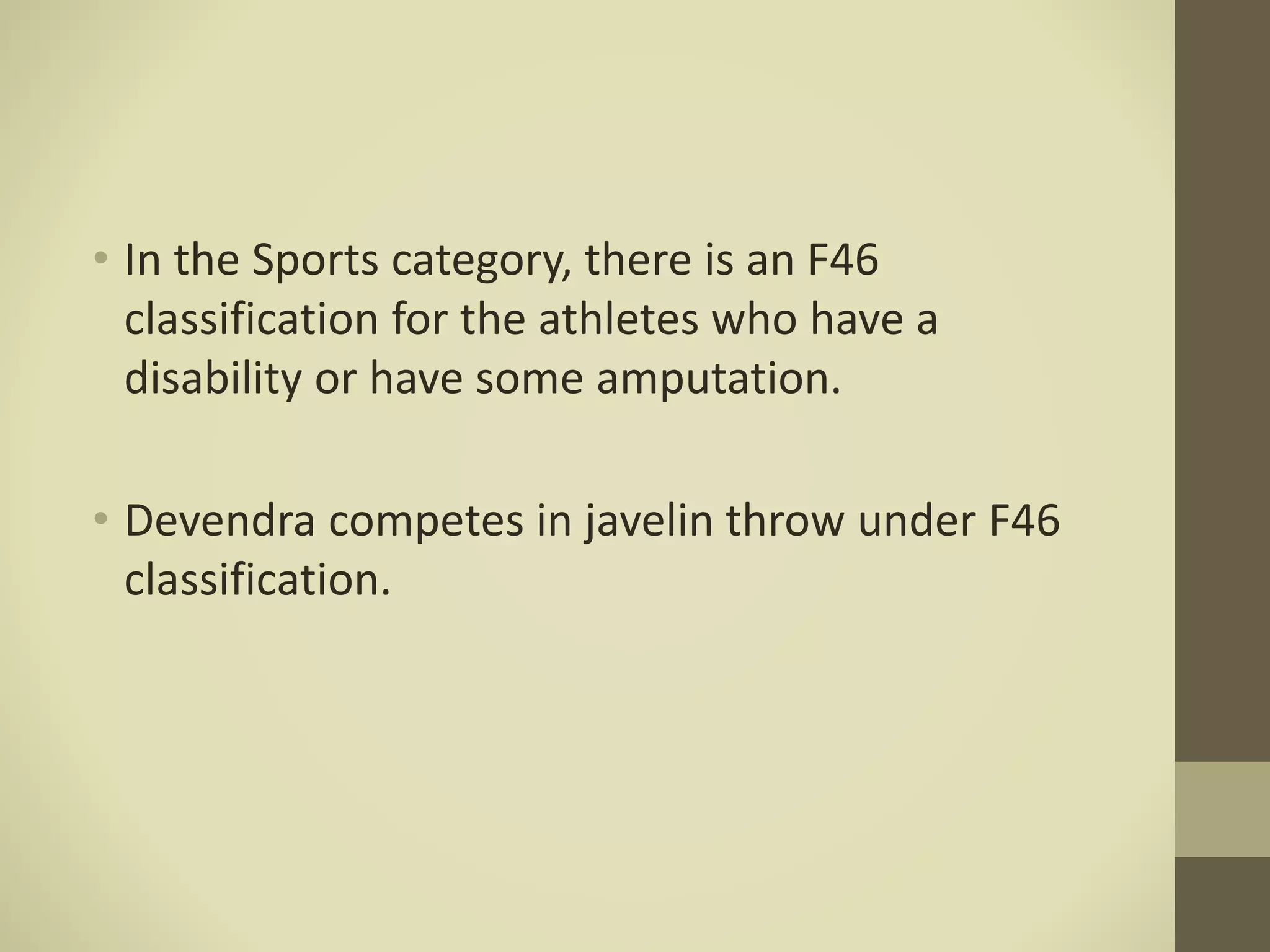 Famous indian sports personalities like devendra jhajharia | PDF