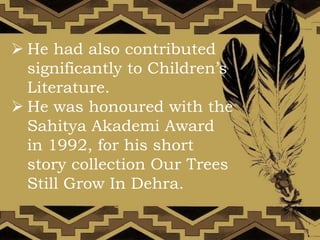 Famous indian Writers | PPTX