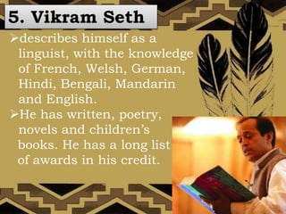 Famous indian Writers | PPTX