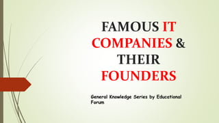 Famous IT Companies | PPTX