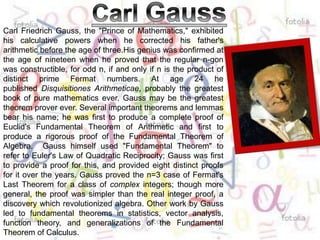 Famous Mathematicians | PPTX