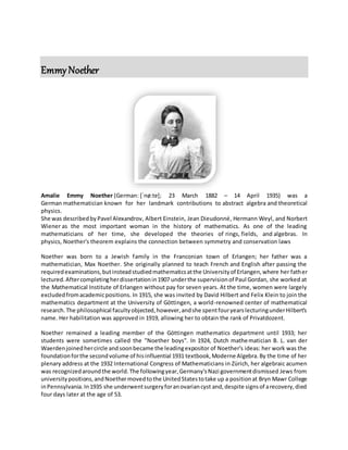 Famous mathematicians | DOCX | Physics | Science