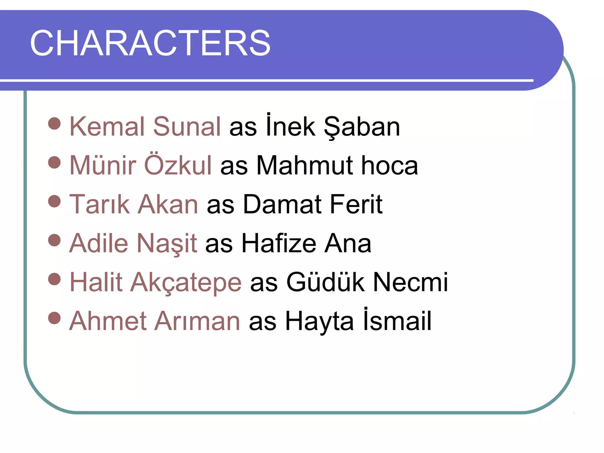 Famous Movies in Turkey | PPT