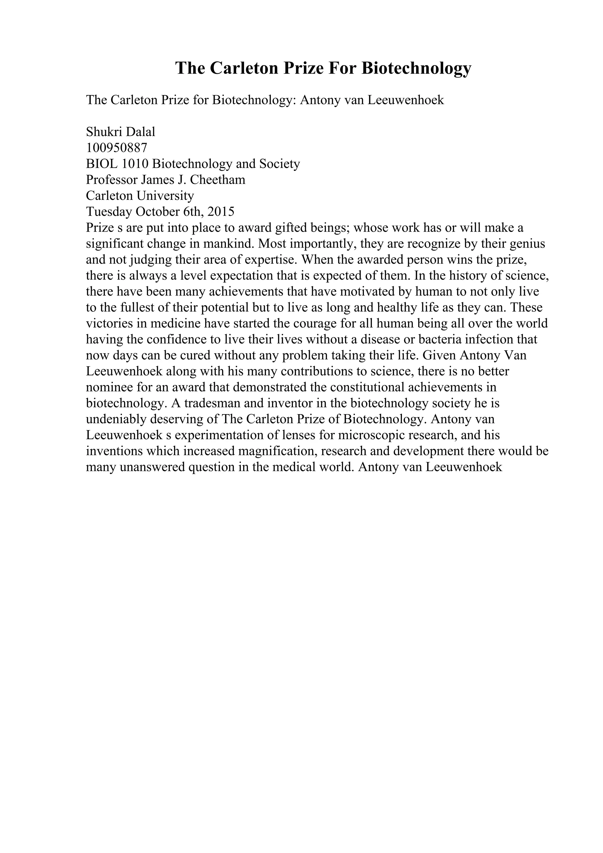 Famous Narrative Essays | PDF