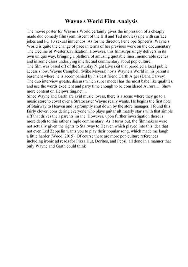 Famous Narrative Essays | PDF