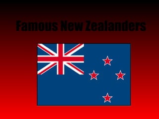 Famous New Zealanders | PPT