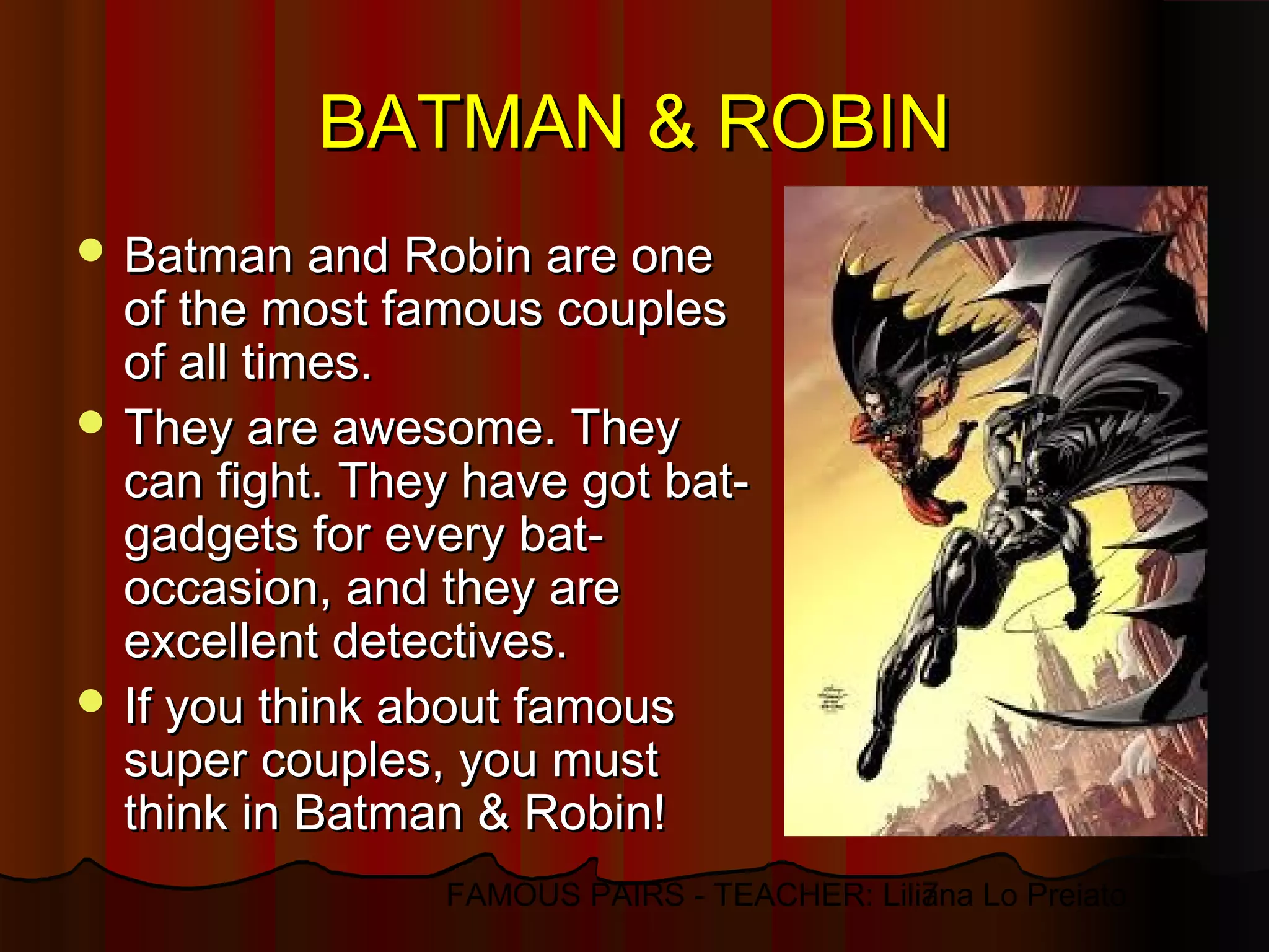 Famous pairs | PPT